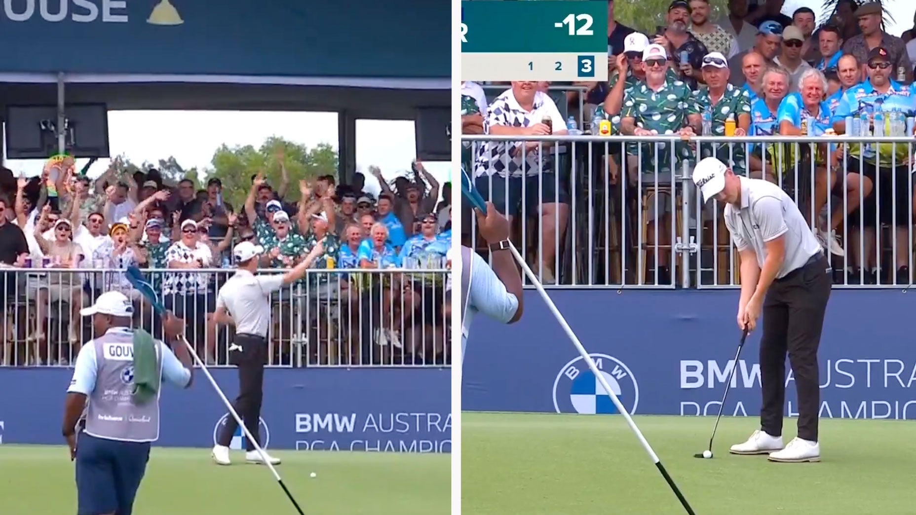 Pro sings ‘Sweet Caroline’ with crowd, then makes clutch par at ...